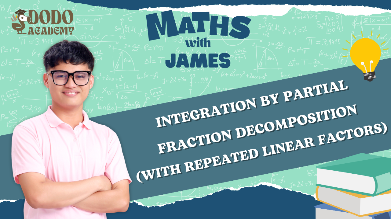 Integration by Partial Fraction Decomposition (with Repeated Linear Factors) | Dodo Academy